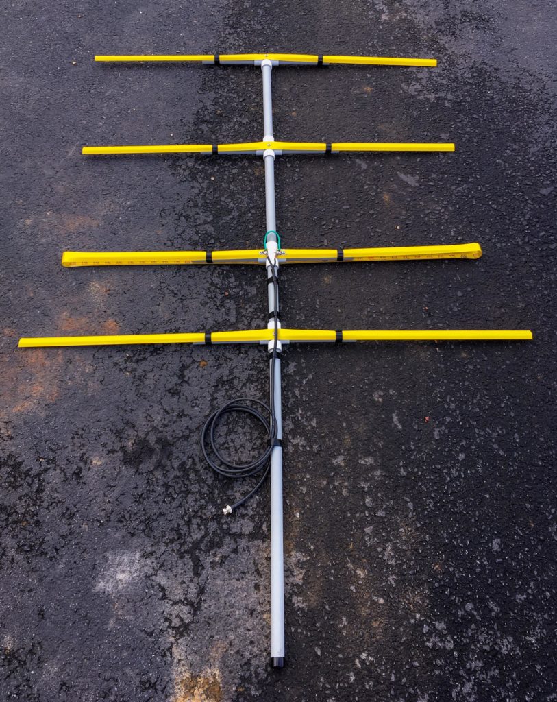 Four Element Two Meter Yagi Antenna Fuzz The Pi Guy
